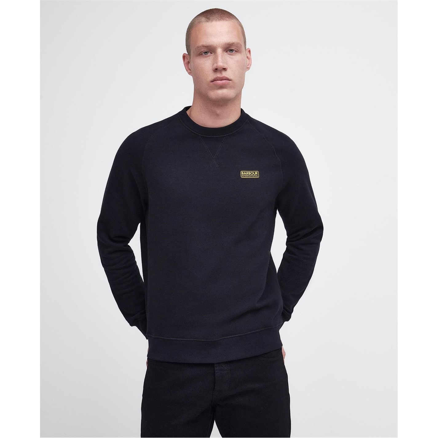 barbour leith crew neck sweater
